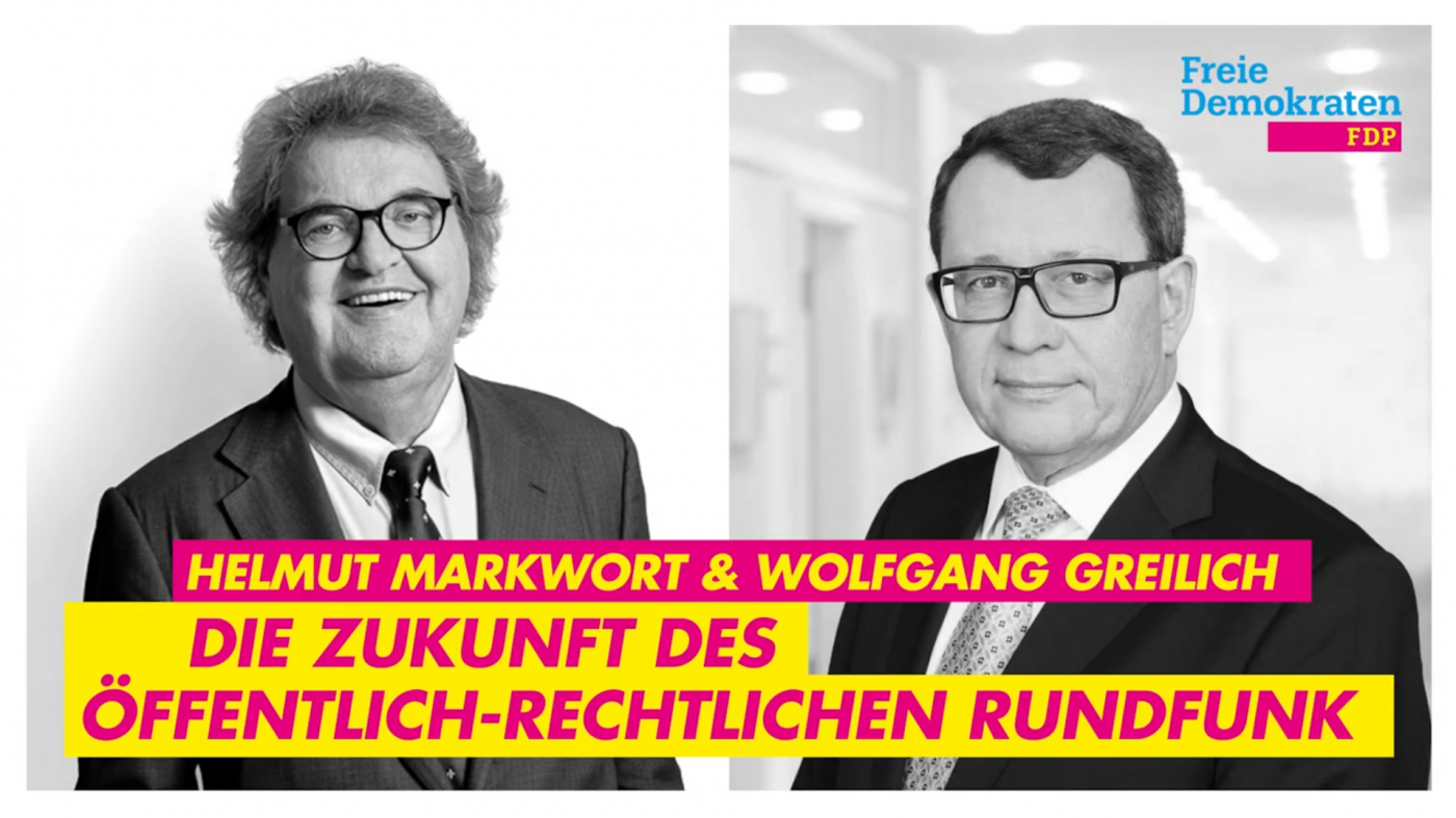Im Video: Greilich und Markwort über die Zukunft von ARD & ZDF | FDP KV ...